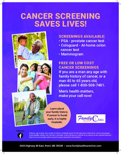 Family Health Care Clinic, Inc - Jackson, MS - Cancer Screening Program