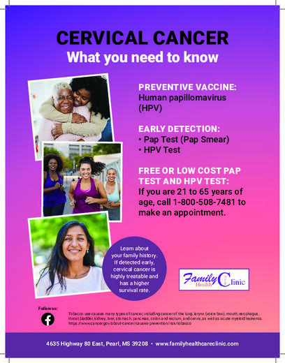 Family Health Care Clinic, Inc - Jackson, MS - Cancer Screening Program